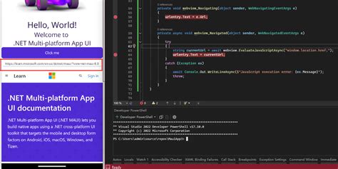 C Get The From A Side Inside A Webview In Maui Net Stack Overflow