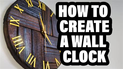 Incredible Diy Wood Art How To Create A Wall Clock Step By Step Woodworking Tutorial Youtube