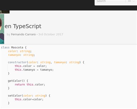 Clase En TypeScript Codepad