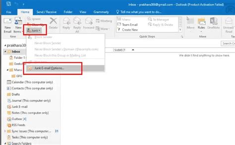 How To Filter Emails In Outlook Easy Methods Geeksforgeeks