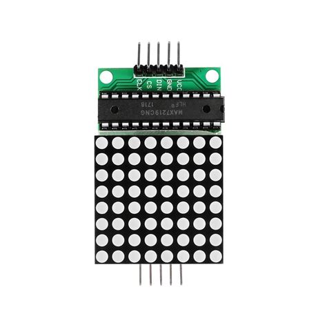 dot matrix display max7219 module mcu control display