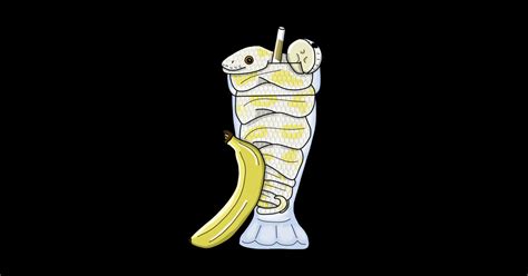 Banana Smoothie Python Banana Sticker Teepublic