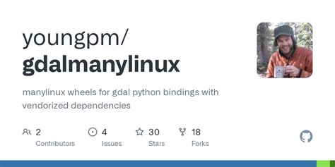 Github Youngpmgdalmanylinux Manylinux Wheels For Gdal Python Bindings With Vendorized