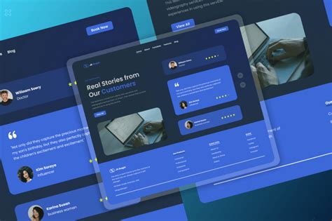 Jsgraph Testimonial Section Ux And Ui Kits Ft Ui And Vector Envato