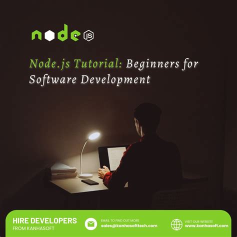 kanhasoft on linkedin node js tutorial a beginner s guide to software