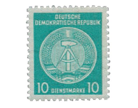 Sind Ddr Briefmarken Wertvoll Stempel Design