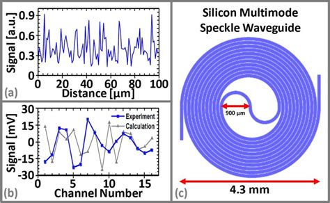 A Calculated Speckle Pattern For A 11 Cm Long 100 µm Wide Silicon