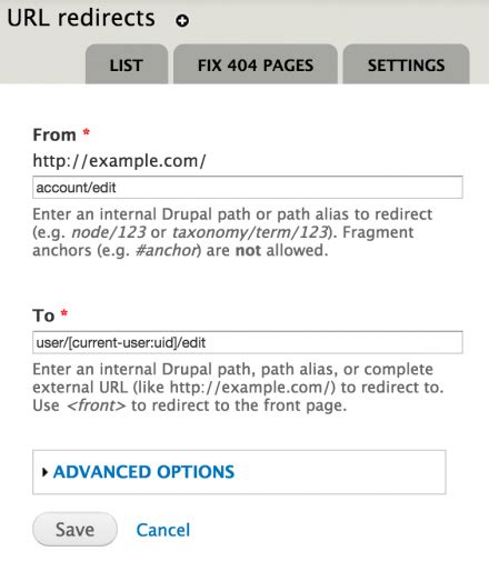 Redirect Token