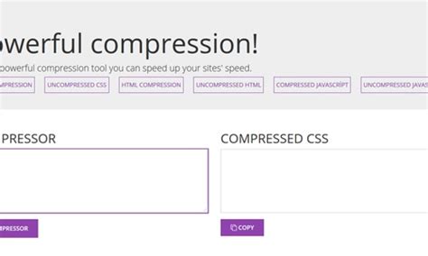 Htmlcss Js Compressor And Uncompressor Scripts By Werfection Codecanyon