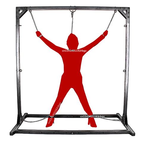 Bdsm Bondage Frame Slave Training Couples Sex Position Fixed Standing Rack Forced Body Hanging
