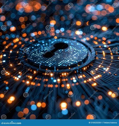 encrypted safeguards locks on a code sea stock illustration illustration of data safeguard