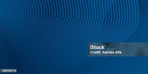 파란색으로 추상적 인 최소 웨이브 배경 미래지향적 물결 줄무늬 장식과 프리젠 테이션 디자인을위한 벡터 일러스트 레이션 0명에 대한 스톡 벡터 아트 및 기타 이미지 Istock