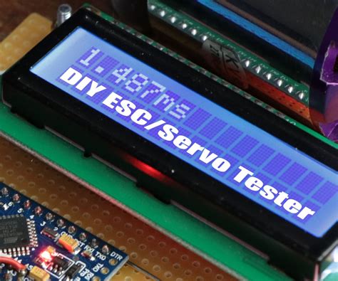 make your own esc servo tester 5 steps instructables