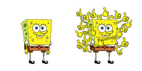 spongebob and patrick surprised meme cursor sweezy cursors
