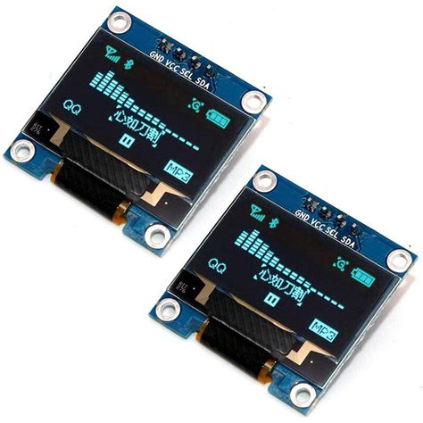I2c โมดูลแสดงผล0 91นิ้ว I2c จอแสดงผล Oled โมดูล I2c หน้าจอ Oled Driver I2c โมดูลจอแสดงผล0 91นิ้ว