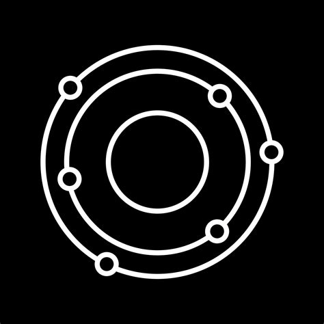 Atomic Structure Vector Icon 16217036 Vector Art At Vecteezy