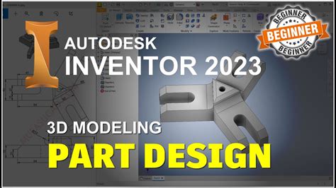 Inventor 2023 3D Part Design Tutorial For Beginner YouTube