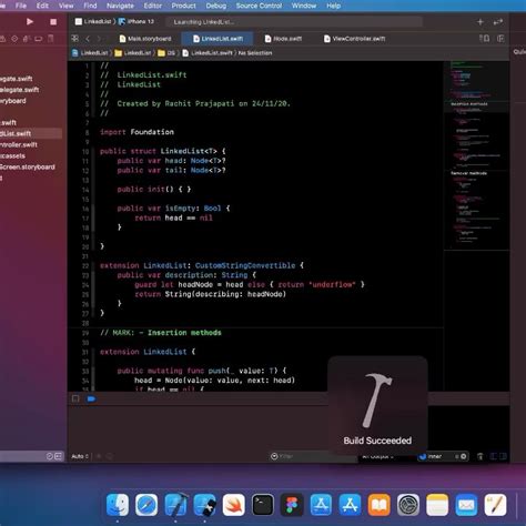 Linked List Animation Via Xcode Project Made Easy To Ace It I Made
