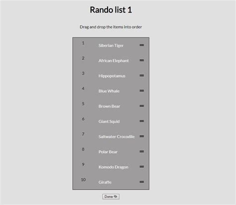 GitHub JrJrd Drag Drop List JS