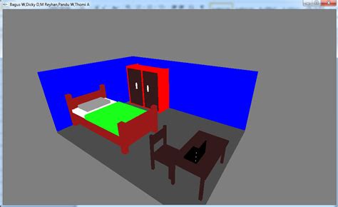 Pembuatan D Objek Menggunakan OpenGL Badumtes