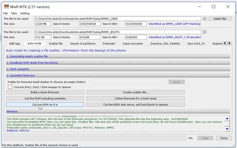 How To Use WWR V SP Flash Tool To Backup Mediatek