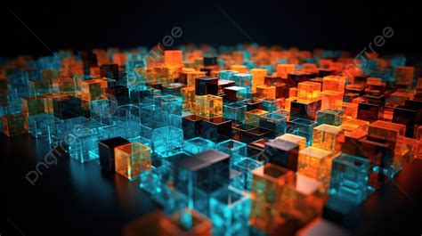 multi layered 3d abstract background featuring squares and disappearing