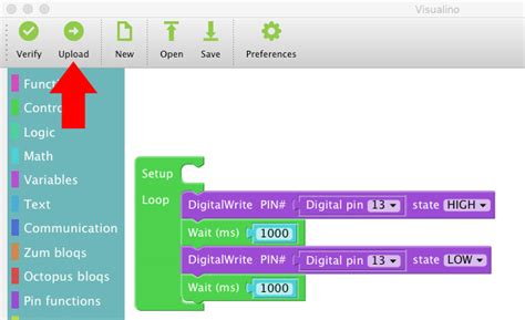 Visualino Visual Programming Environment For Arduino Lezione 1