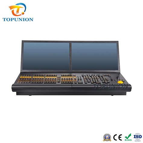 Dual DMX Console Large Bar Performance Touch Screen Dimming DMX512 Stage Controller China