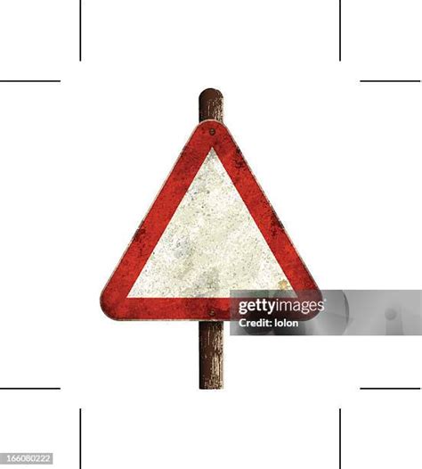 Triangular Road Signs Photos And Premium High Res Pictures Getty Images
