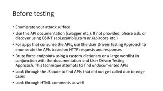 Api Security Testing PDF