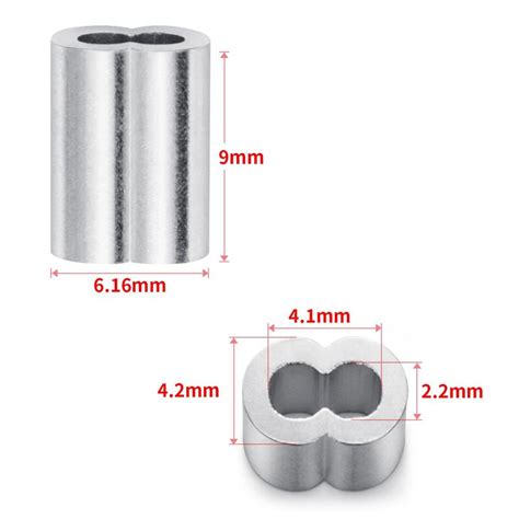 200pcs 1 16 Inch Cable Ferrule Set Aluminum Alloy Vicedeal
