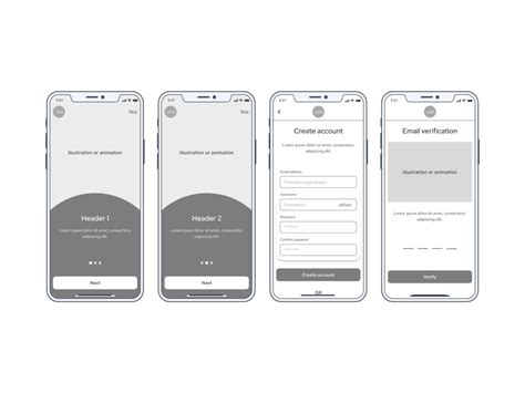 Wireframe Deign For Your Mobile App Upwork