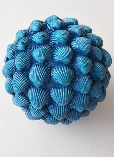 Coastal Decor Ideas Interior Design Diy Shopping 16 Shell Ball Ideas Decorative Seashell Orbs