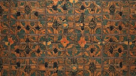 Premium Photo Ceramic Tile With Symmetric Pattern