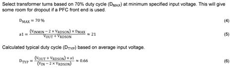 UCC28950 Max Duty Cycle Calculation Power Management Forum Power Management TI E2E
