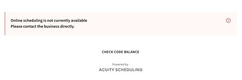 direct links categories not working acuity scheduling squarespace