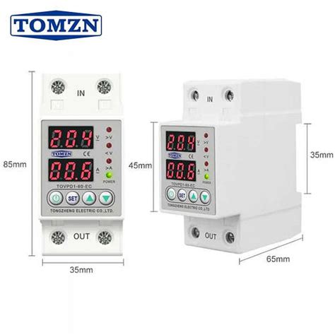 Купити Захисне реле напруги TOMZN 40А 220V TOVPD1-40-EC бар'єр-захист ...