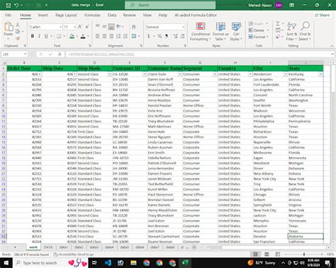 separate clean merge data in microsoft excel by promehedi1 fiverr