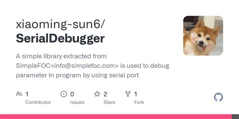 GitHub Xiaoming Sun SerialDebugger A Simple Library Extracted From SimpleFOC Is Used To