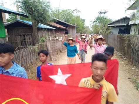 Khit Thit Media On Twitter ယင်းမာပင်မြောက်ခြမ်း သပိတ် အင်အားစုများ ဦးဆောင်ကာ စစ်အာဏာရှင် တော်လ