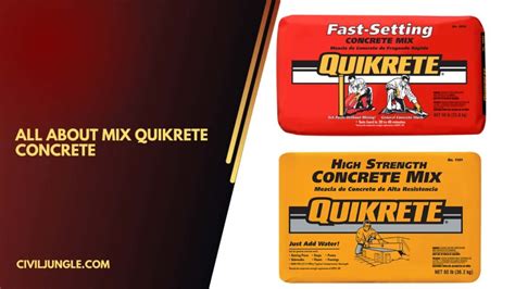 How To Mix Quikrete Concrete A Step By Step Guide