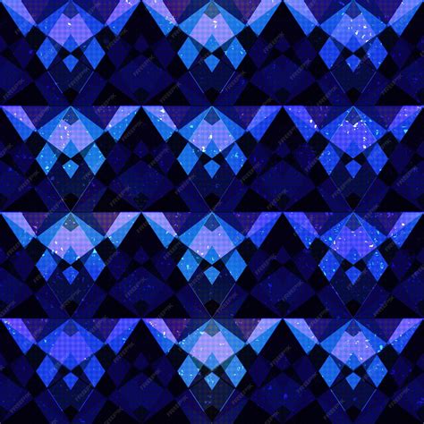 Premium Vector Space Geometric Seamless Texture