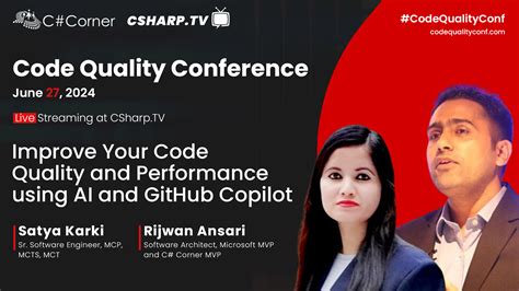code quality conference improve your code quality and performance using ai and github copilot