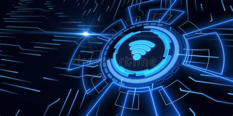 Wi Fi Wireless Network Concept Wireless Data Transmission Technology