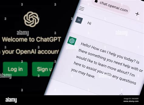 Chatgpt Chat Bot Screen Seen On Smartphone And Laptop Display With Chat