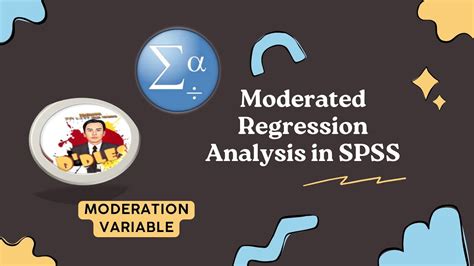 Moderated Regression Analysis Mra In Spss Youtube