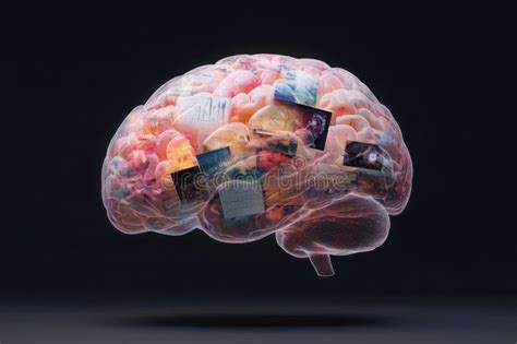 Holographic Representation Of The Brain Showcasing Intricate Neural Connections And Data