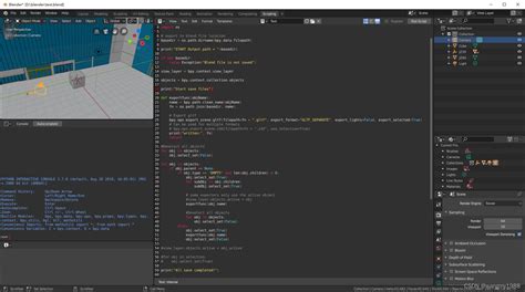 Blender批量导出所有的物体到单独的gltf文件blender Gltf Csdn博客