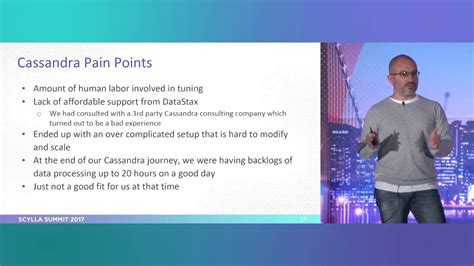 A Year In The Life Of Using Scylladb For Its Mission Critical Functionality Scylladb Summit