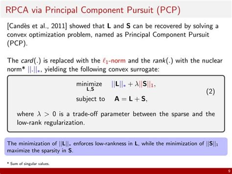 Robust Low Rank And Sparse Decomposition For Moving Object Detection Pdf Technology And Computing